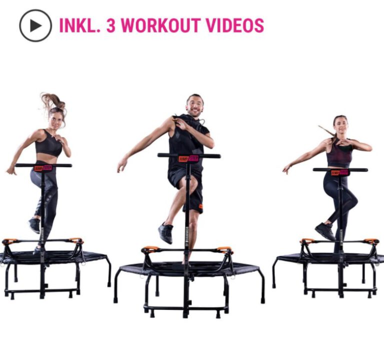 Hammer Fitness-Trampolin JumpStep mit integriertem Stepper im Test